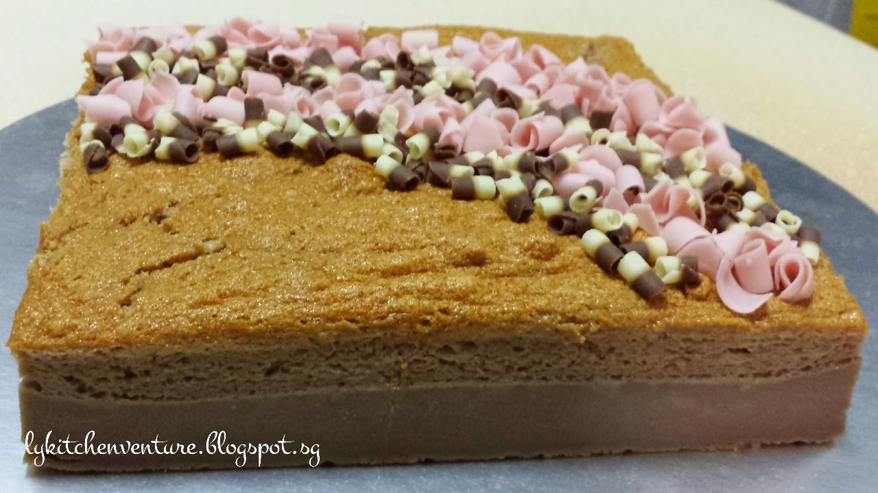 LY's Kitchen Ventures: Magic Milo Custard Cake